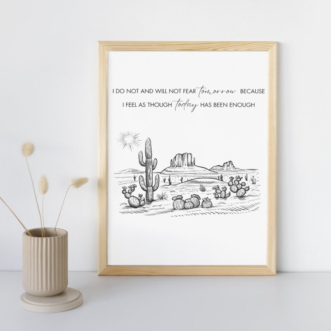 Zach Bryan Wall Art, Wall Print, Printable Fear and Fridays, I Do Not ...