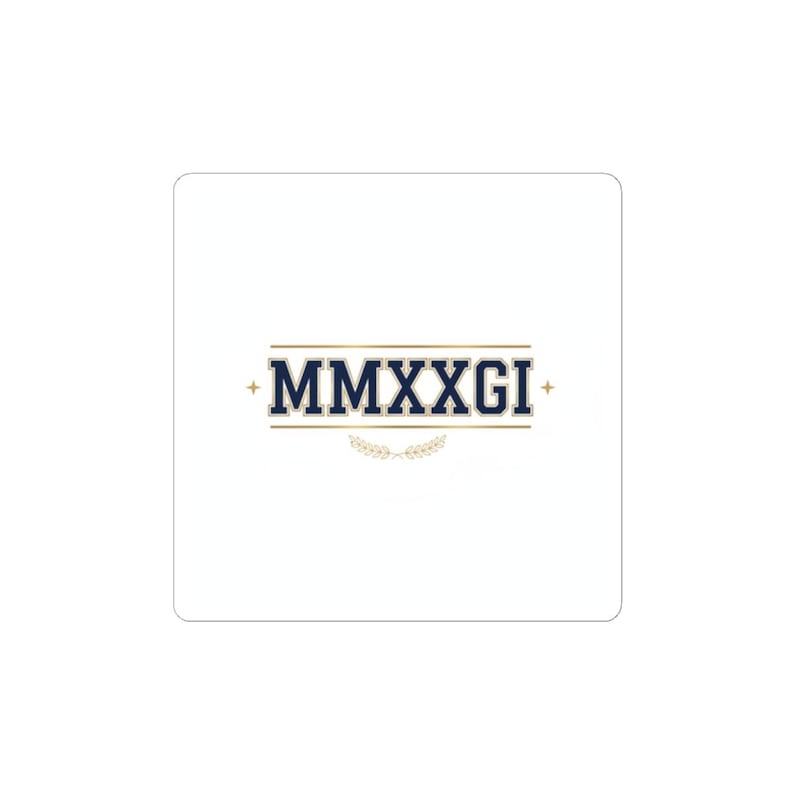 MMXXVI Roman Numerals Sticker | 2026 Minimalist Varsity Decal - Etsy