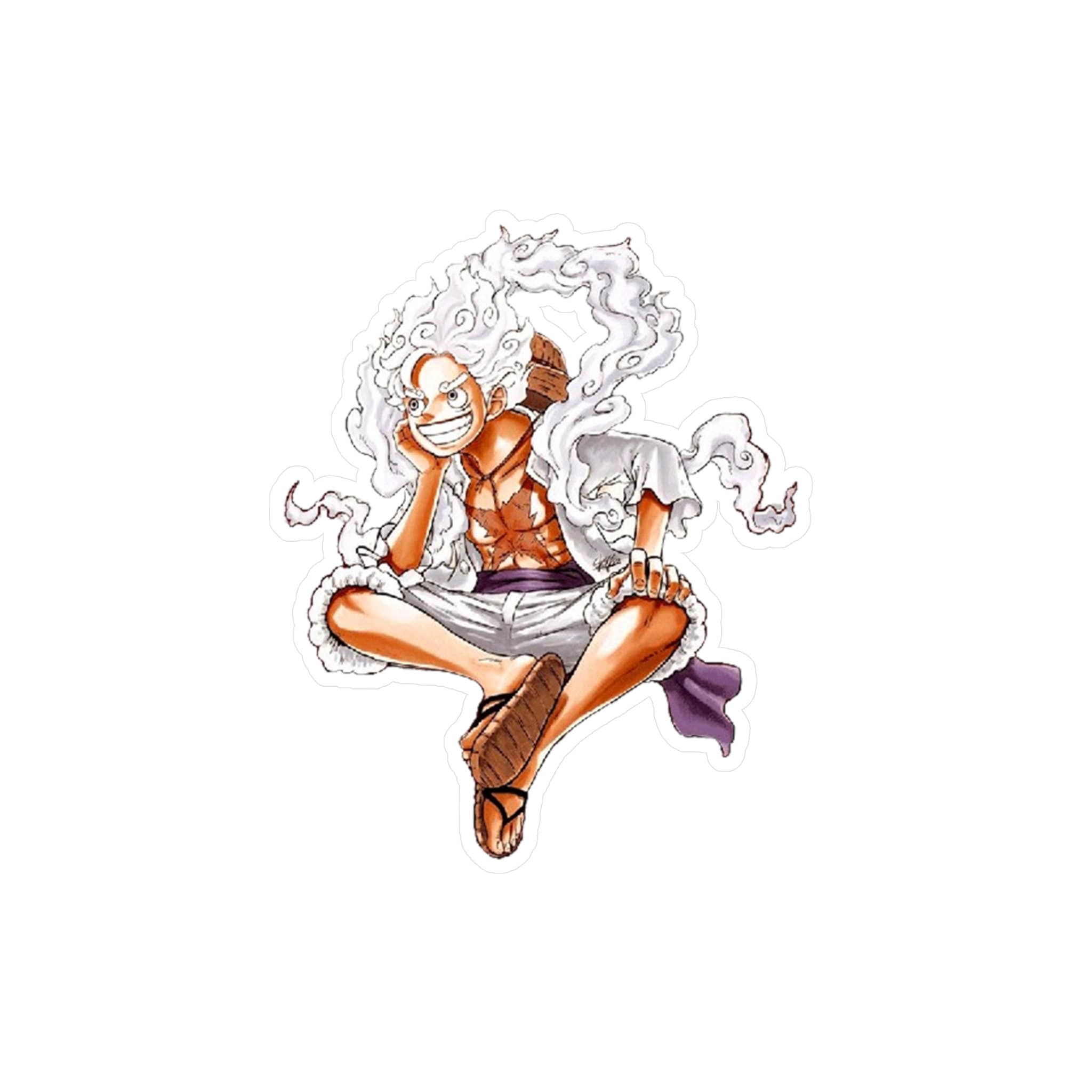 Luffy Gear 5 Sticker , 5th Gear Luffy Stickers - Etsy