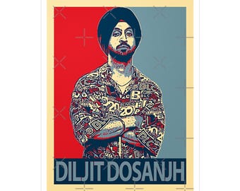 Diljit Dosanjh G.O.A.T. - DIGITAL - Album Poster | Punjabi Song Poster ...