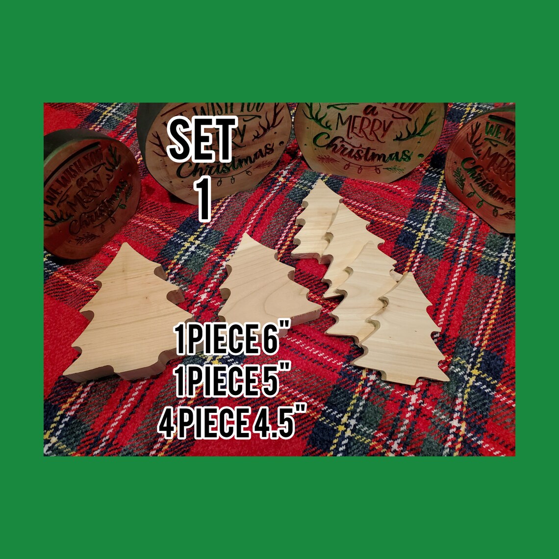 Solid Wood Trees Unfinished Wood Tree Wooden Tree Cutout - Etsy