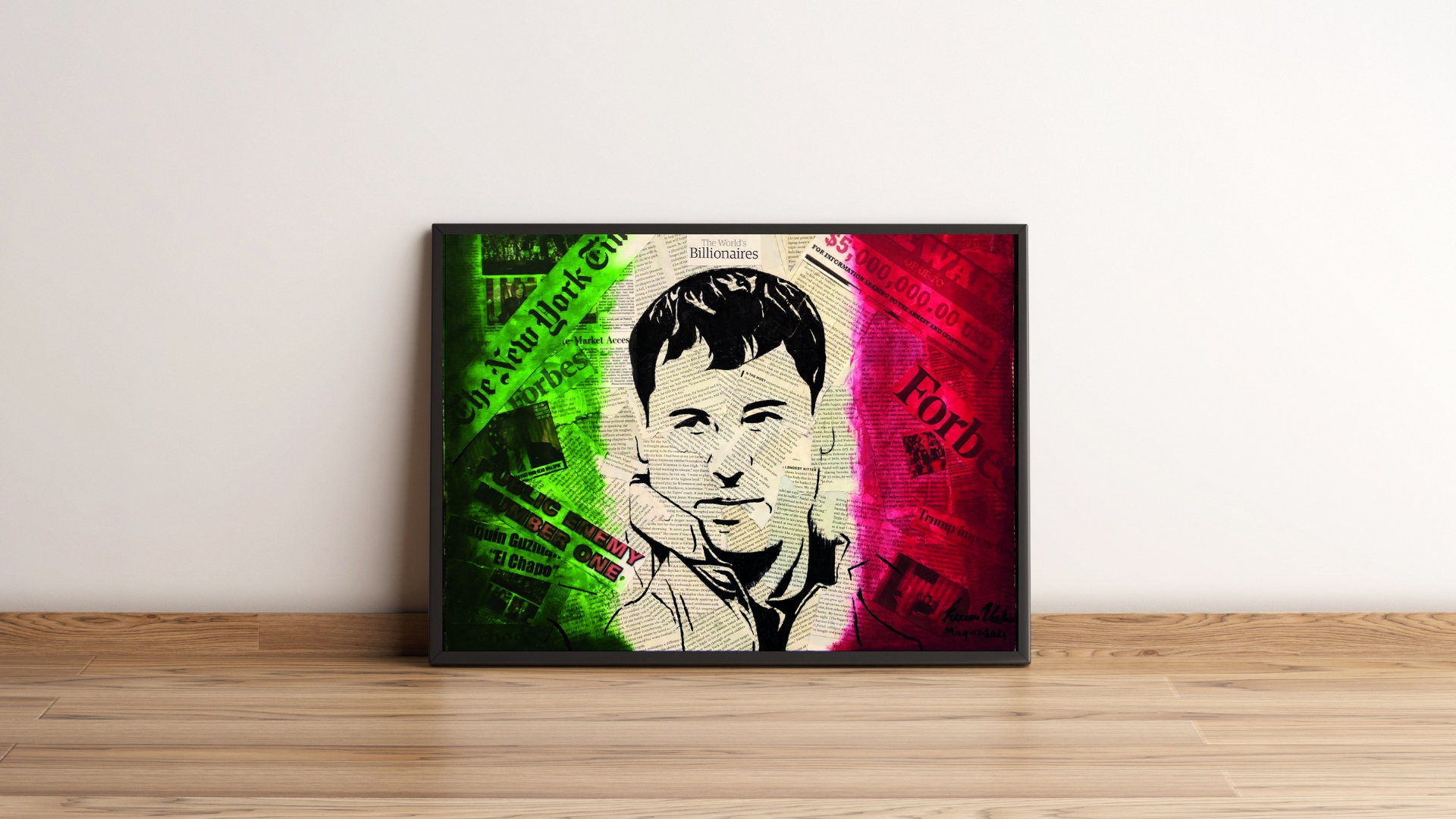El Chapo Painting Poster Wall Art - Etsy