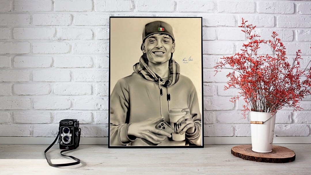 Peso Pluma Painting Poster Wall Art - Etsy