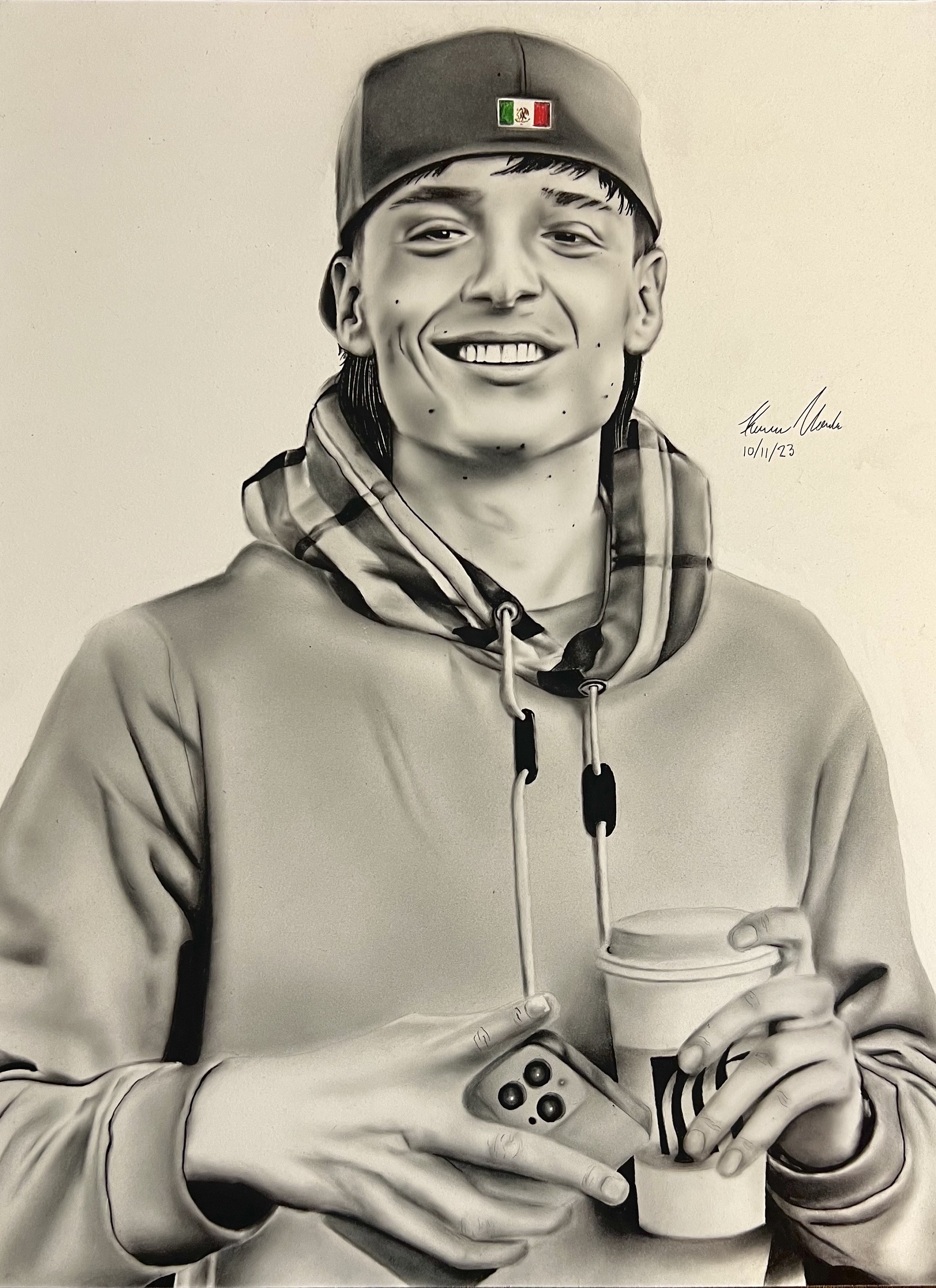 Peso Pluma Painting Poster Wall Art - Etsy