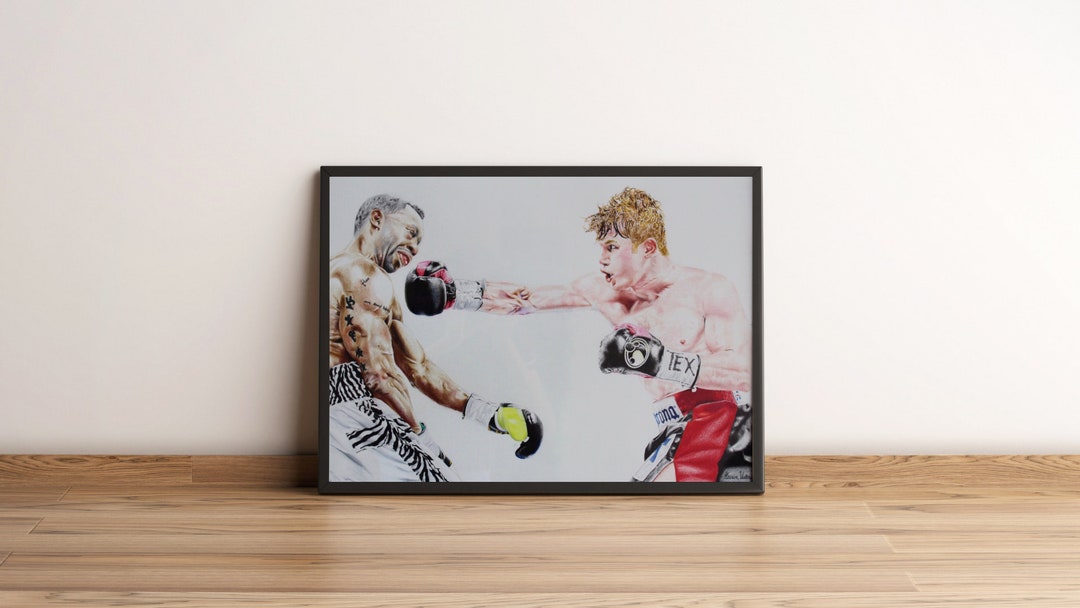 Canelo Alvarez Painting Poster Wall Art - Etsy