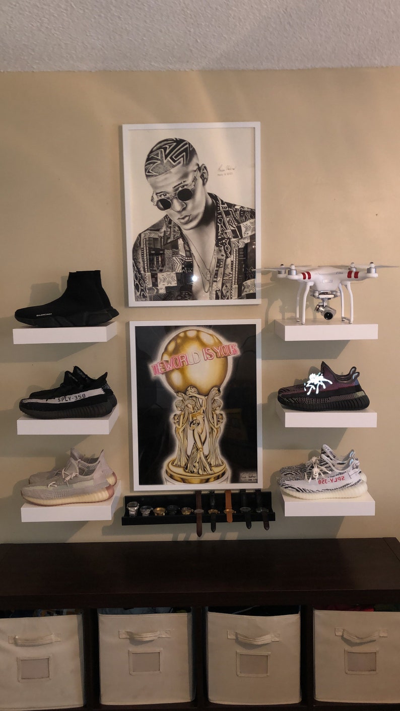 Bad Bunny Painting Poster Wall Art - Etsy