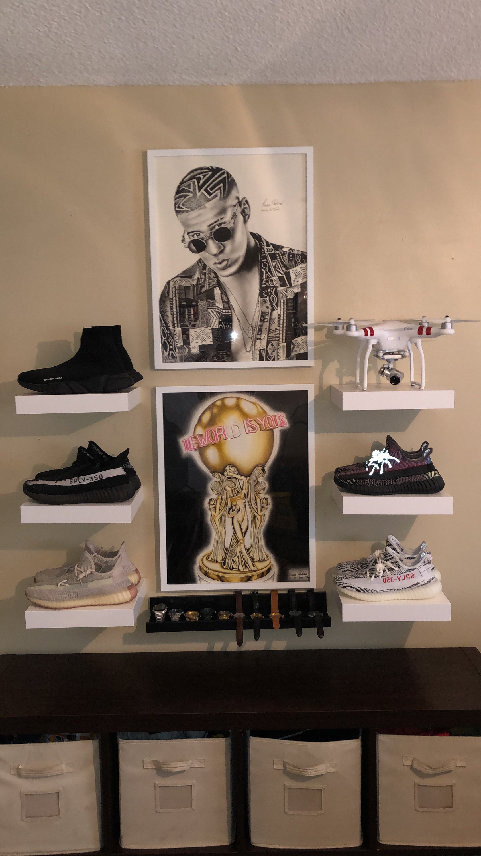 Bad Bunny Painting Poster Wall Art - Etsy