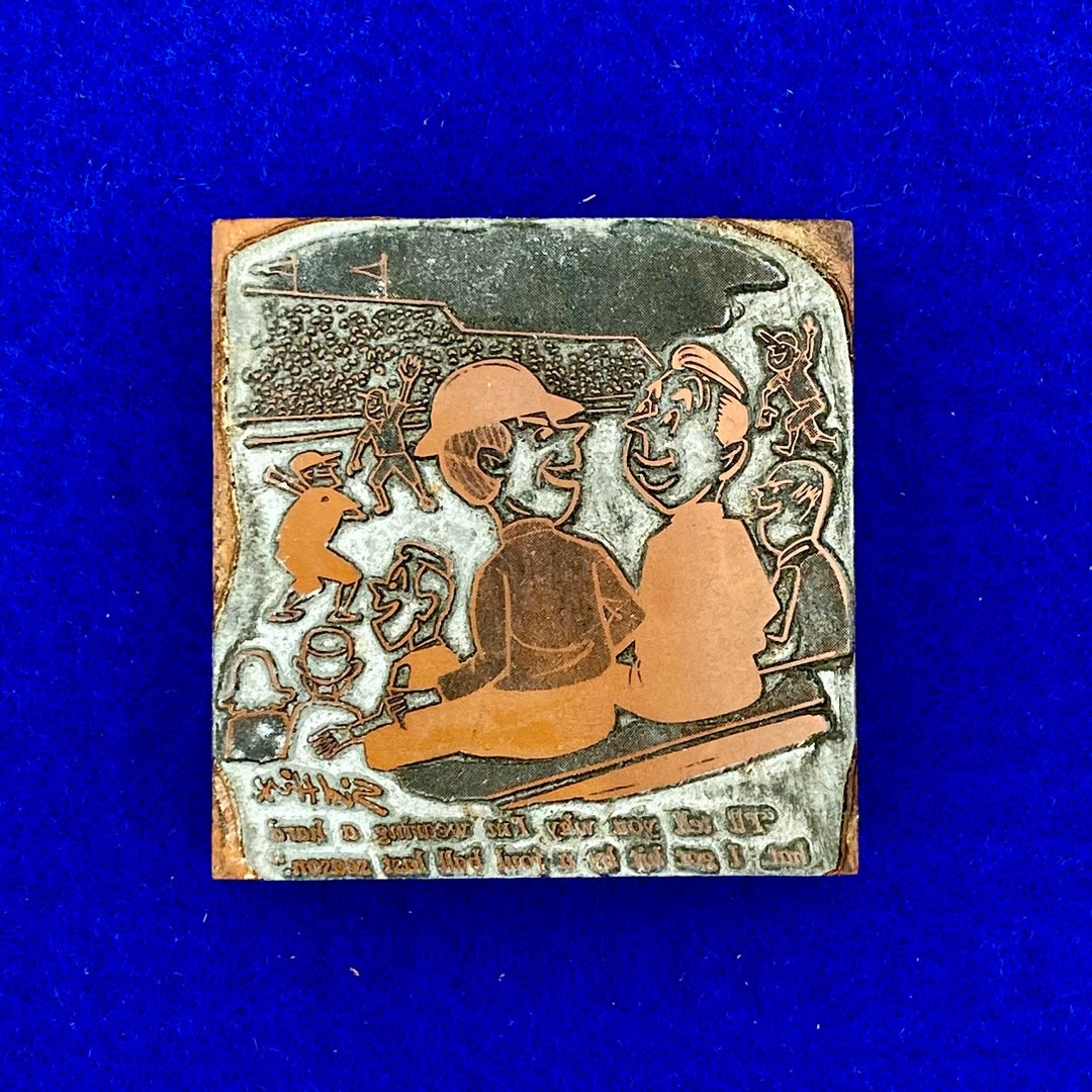 Vintage Copper Letterpress Printing Plate Comic Cartoon by Sid Hix - Etsy