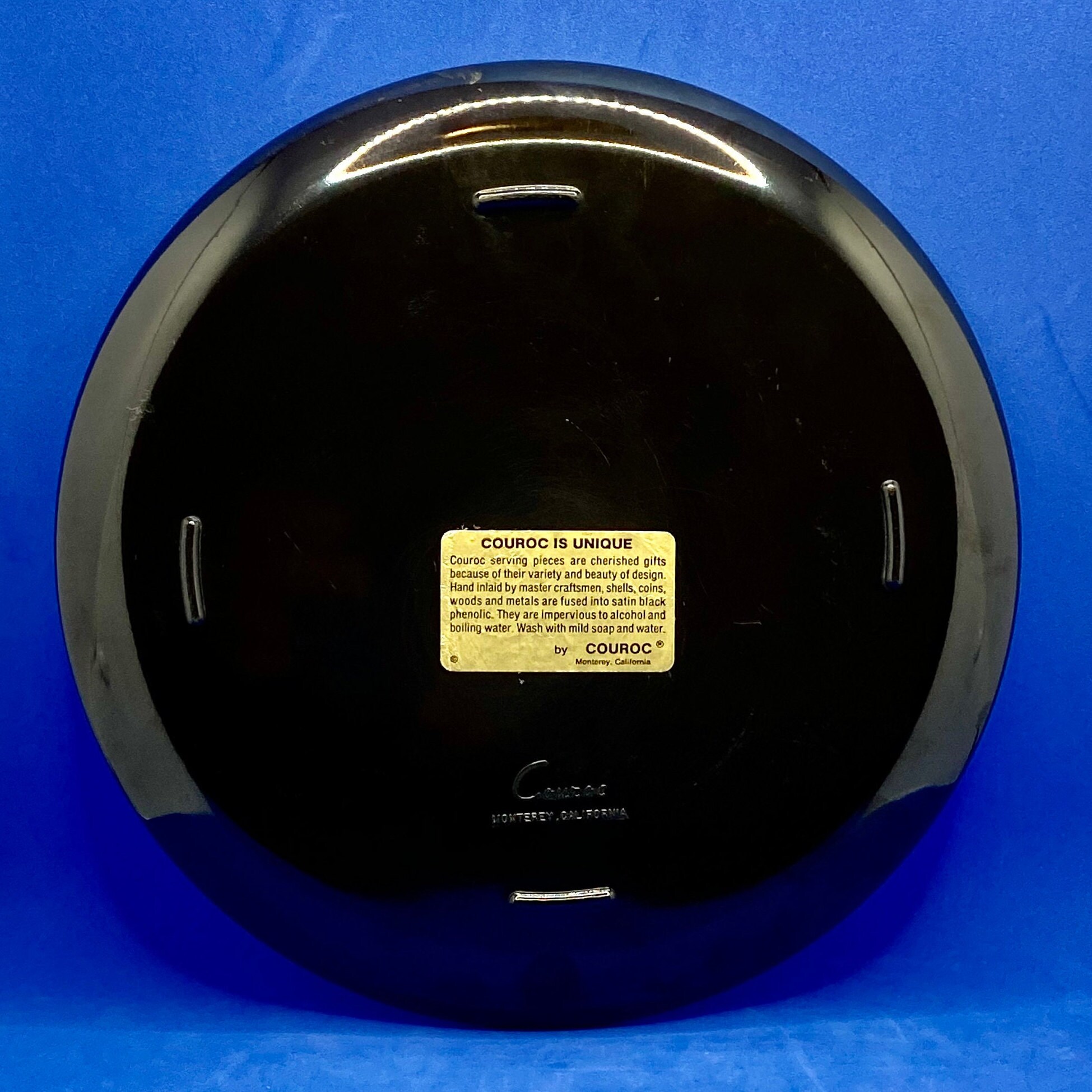 MCM Couroc of Monterey fresh Fish Round Serving - Etsy