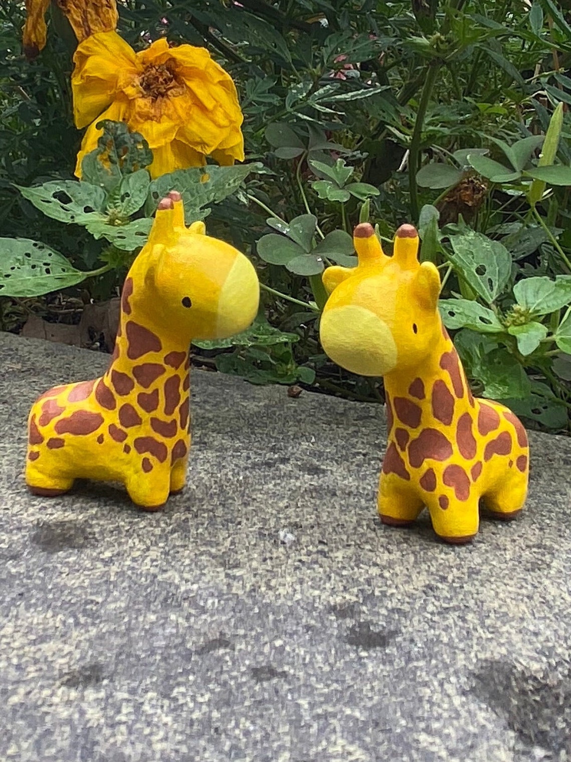 Clay Animals (little Clay Giraffes) - Etsy