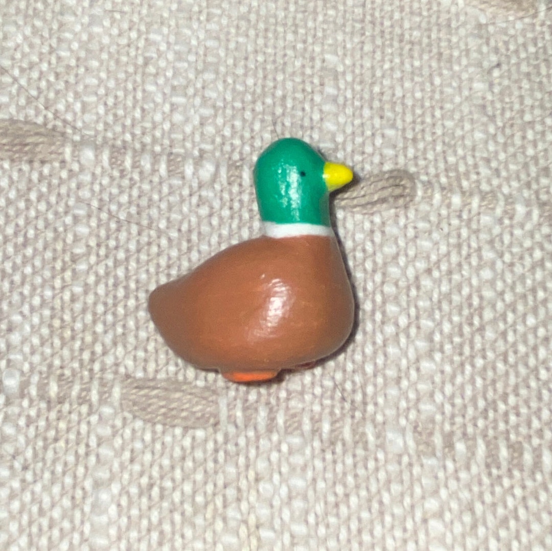 Clay Duck / Cute Paperweight / - Etsy
