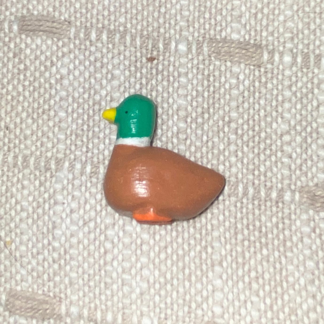 Clay Duck / Cute Paperweight / - Etsy