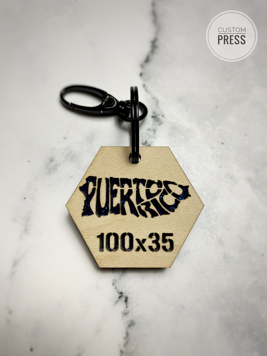 Puerto Rico Keychain | Boricua | Llavero | - Etsy