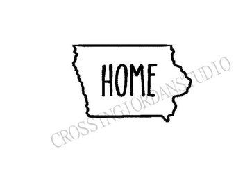 Iowa State Embroidery Design - Etsy