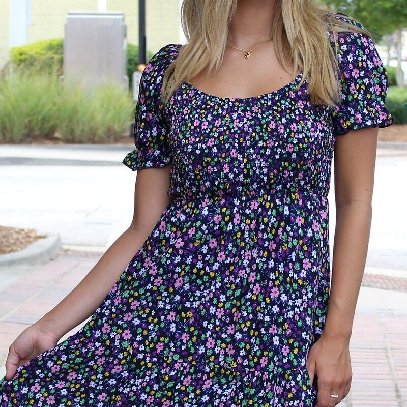 Midi Floral Dress - Etsy