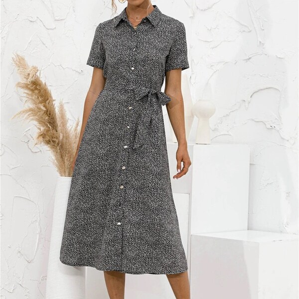 Button Front Dress - Etsy