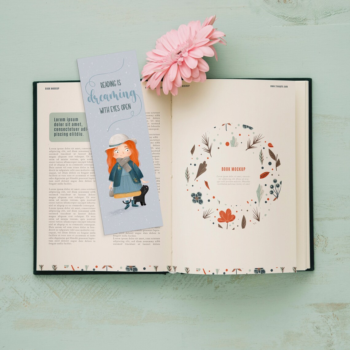 Printable Bookmarks Template Digital Bookmark Template Set | Etsy