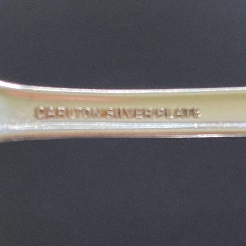 Vintage Carlton Silver Plate Valerie Pattern Flatware Set, 38 Pieces ...