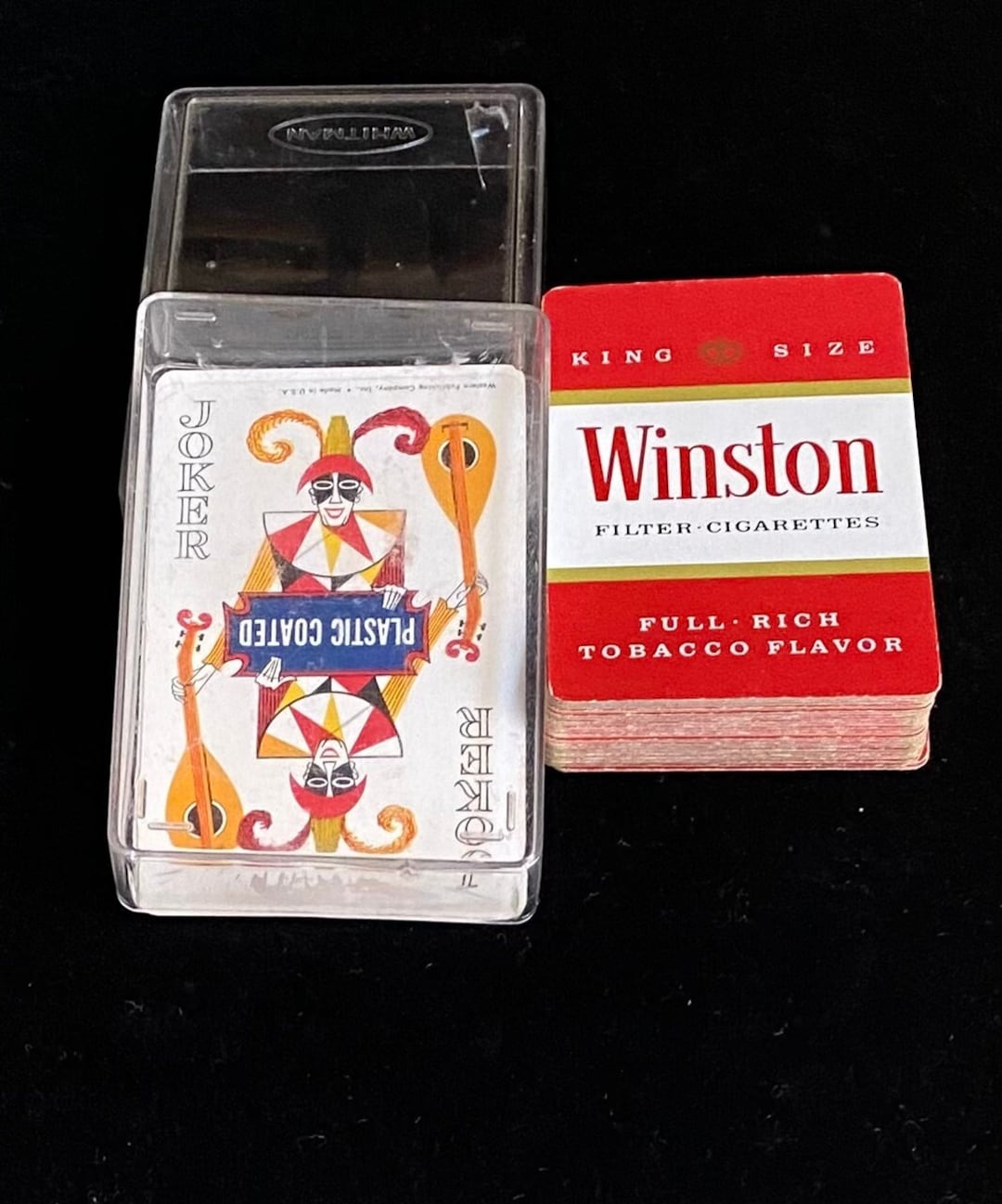 Vintage Playing Cards Winston Cigarettes, Memorabilia Tobacciana ...