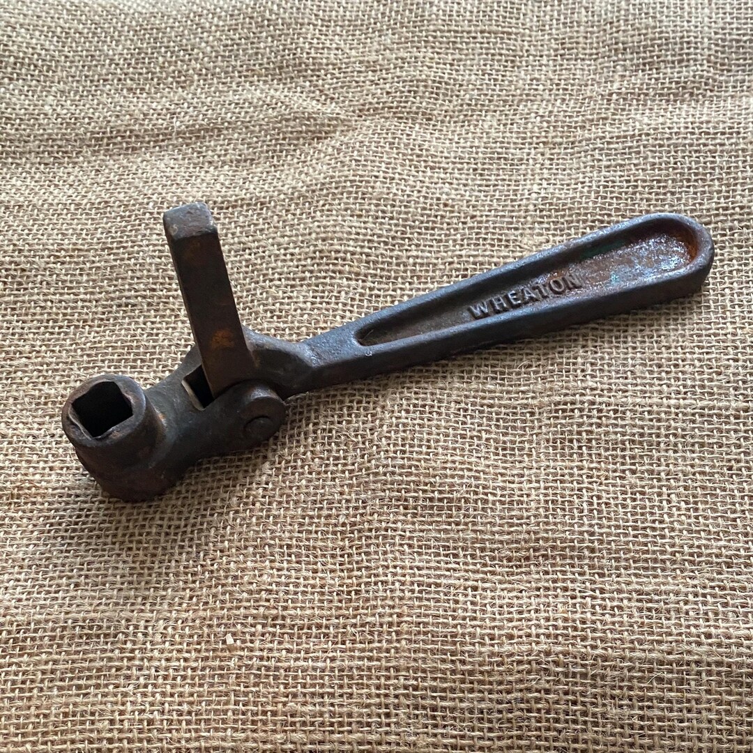 Antique Wheaton Buggy Wrench- #7 on Handle , Old Hand Tool, Aged Patina ...