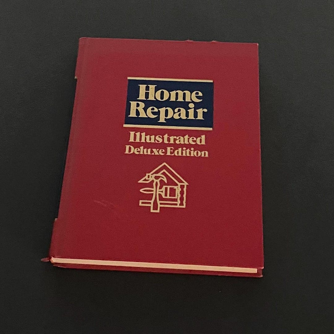 Vintage Home Repair Book: Illustrated Deluxe Edition, 1987 - Etsy