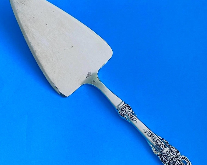 Vintage Pie Server: 11” Wallace Silverplated "antique Baroque" Pattern ...