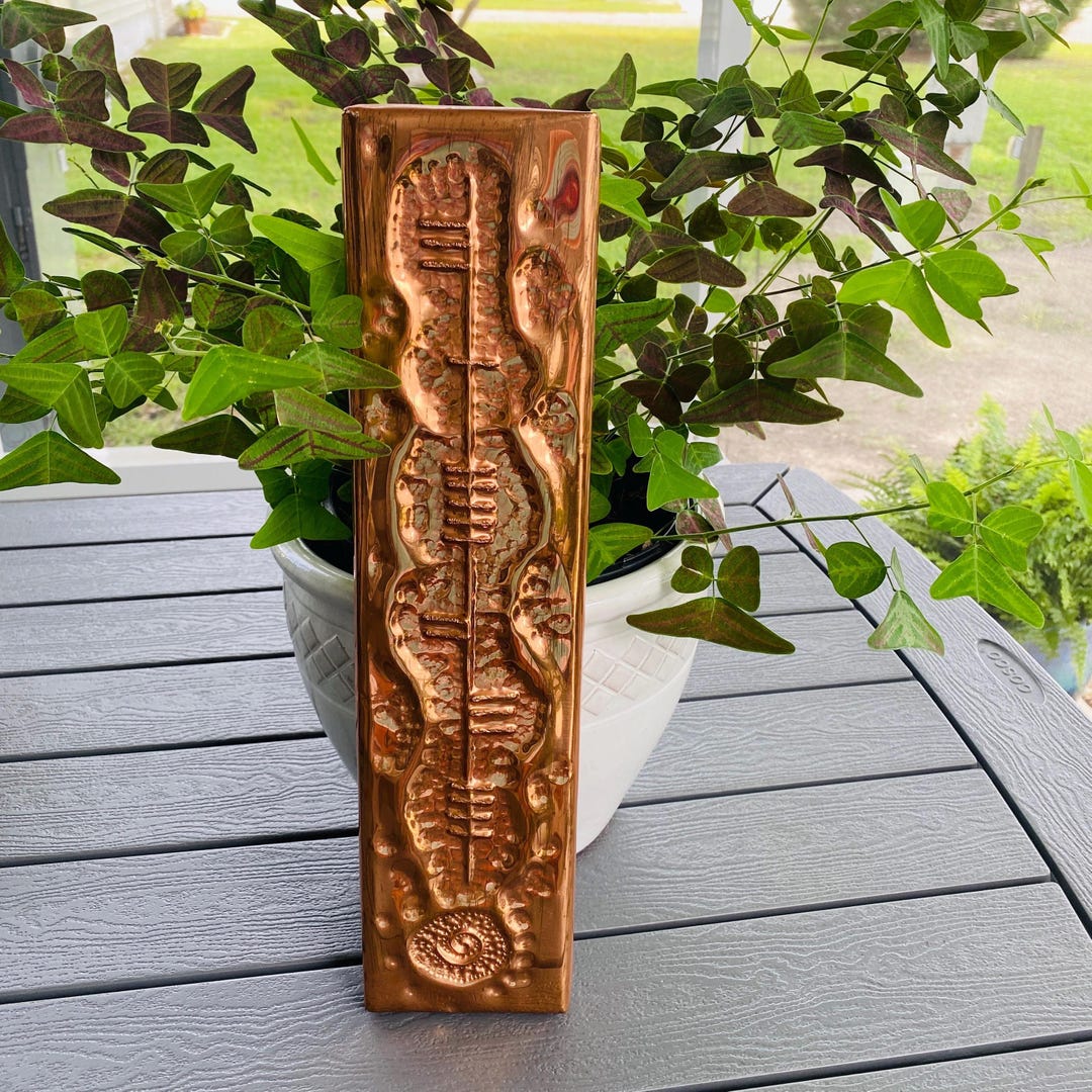 Vintage Hand Wrought Copper Wall Art- Signed Garry Owens Studio Piece ...