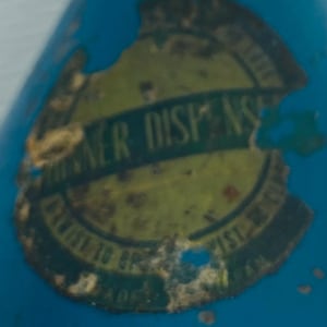 Vintage Blue Paint Thinner Dispenser: Conical Tin Can, Made in Japan - Etsy