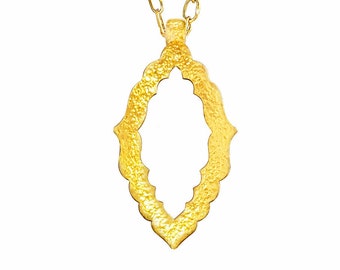 Custom Solid Gold Pendant - Etsy