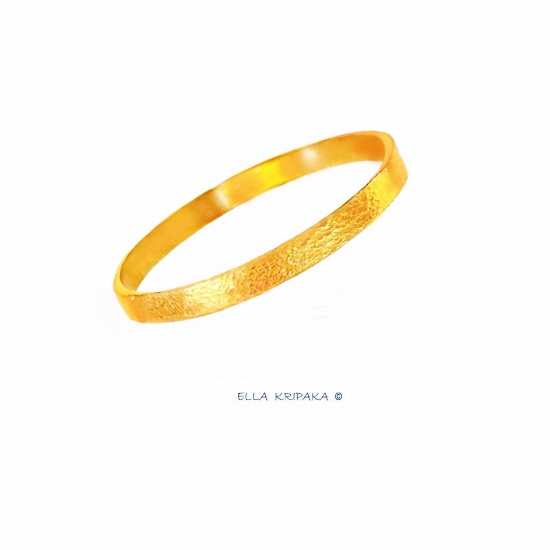 Custom Solid 24k 9999 Gold 67g Wide 6.2mm Hammered Ancient Rome ...