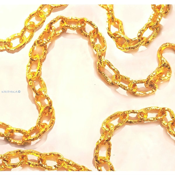 24k Gold Chain - Etsy