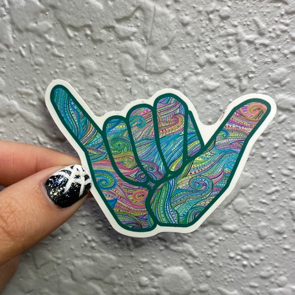 Hang Ten Decal - Etsy