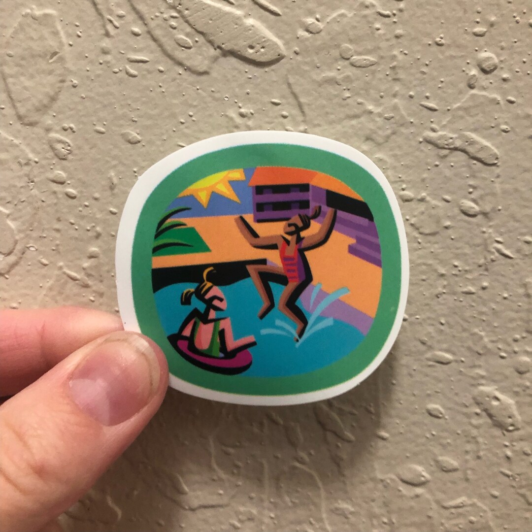 Pool Party Condo Summer Beach Vacation, Vinyl Waterproof Sticker for ...