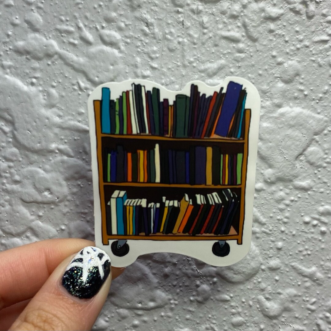 Library Cart Reading Learning Books Teacher Book Club - Etsy