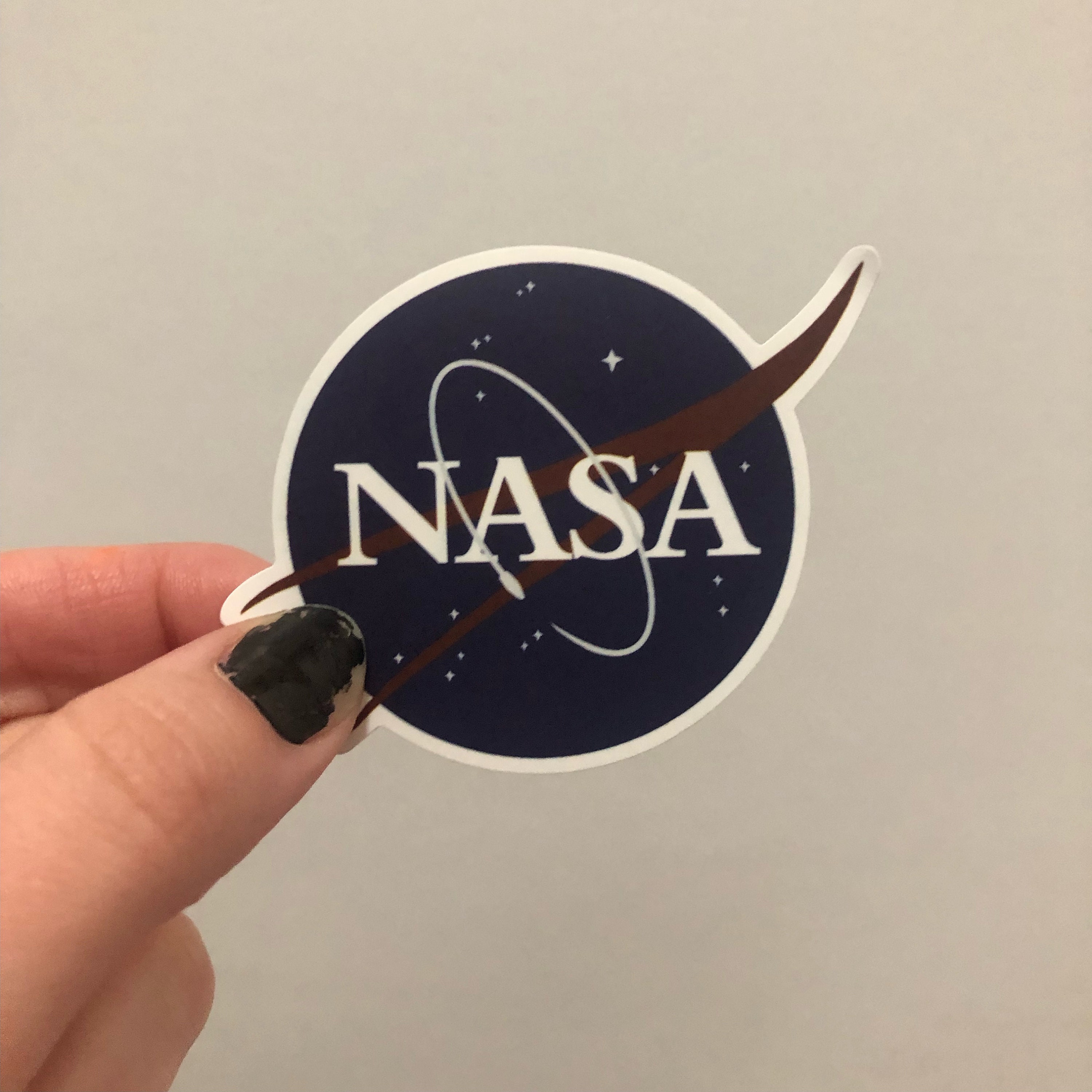 Nasa Symbol In Red Part