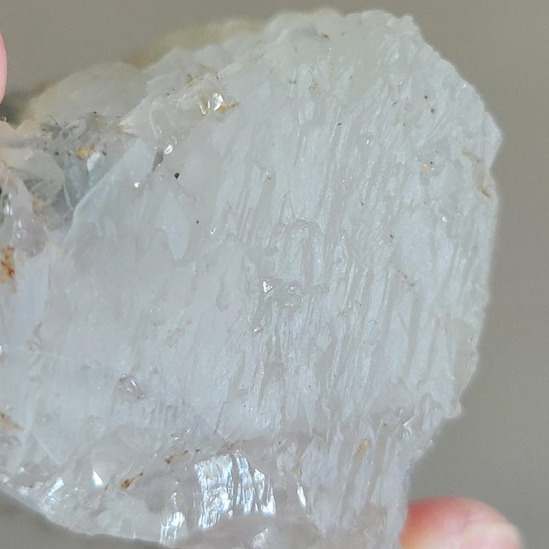 Himalayan Ice Quartz With Chlorite Inclusions- Interference Quartz ...