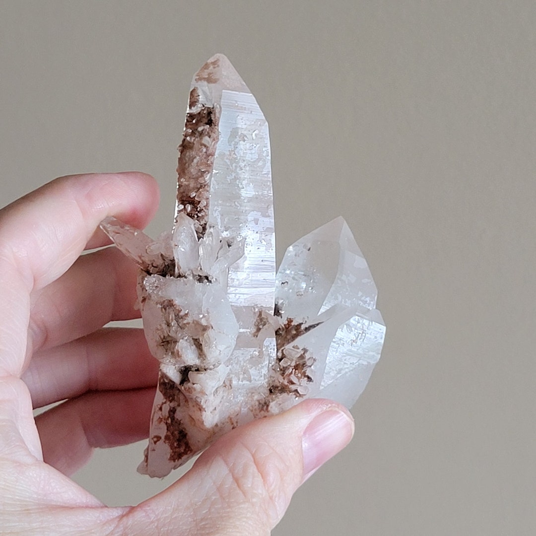 Pink Himalayan Quartz Cluster- Samadhi Quartz- Pink Himalayan Quartz ...