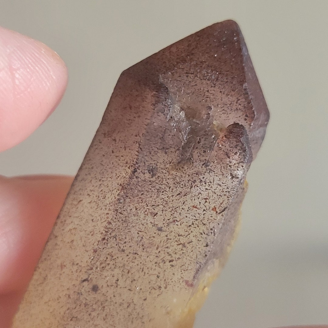 Reserved Raw Lepidocrocite Fire Quartz Point Confetti Quartz Sparkly ...