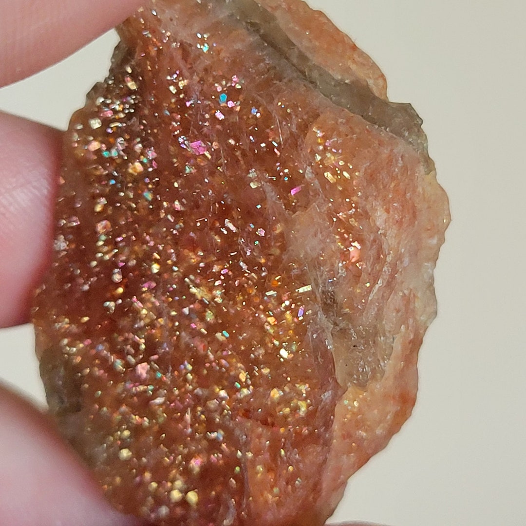 Raw Golden Arusha Confetti Sunstone Sparkly Crystals Two Toned Sunstone ...