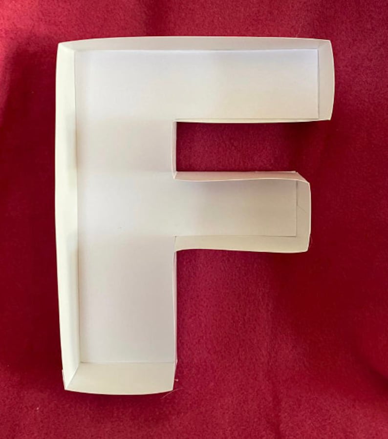 Handmade Small Fillable Letters - Etsy UK