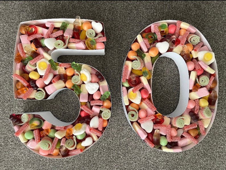 Fillable Number Gift Boxes - Etsy UK