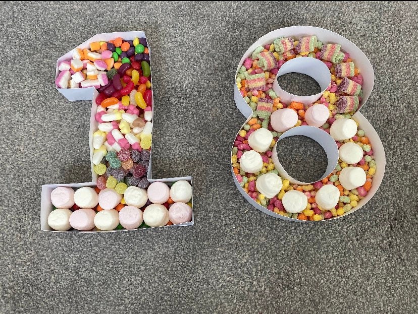 Fillable Number Gift Boxes - Etsy UK