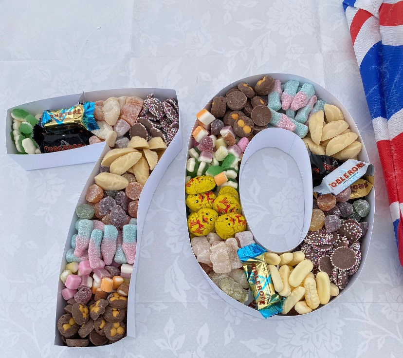 Fillable Number Gift Boxes - Etsy UK