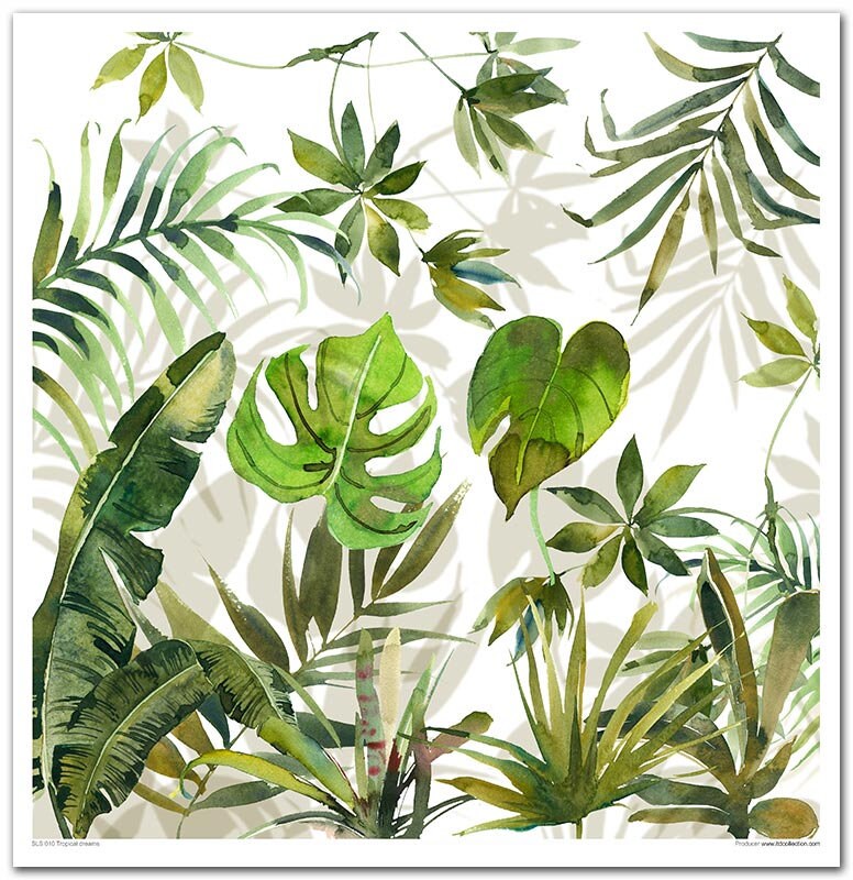 Tropical Scrapbook Paper | Seashells, Flowers, Sailing Boat (12x12 ...