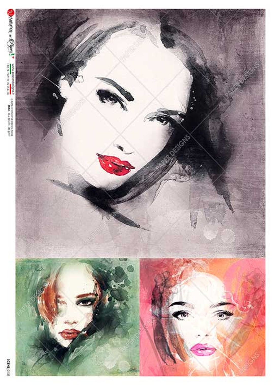 Paper Designs Rice Paper | Portrait Rice Paper | A4 Rice Paper ...