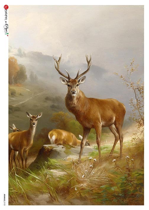 Paper Designs Rice Paper | Deer Rice Paper | A4 Rice Paper | Natural ...