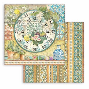 Stamperia Blue Dream Collection 8x8 Scrapbooking Paper Pad | Double ...