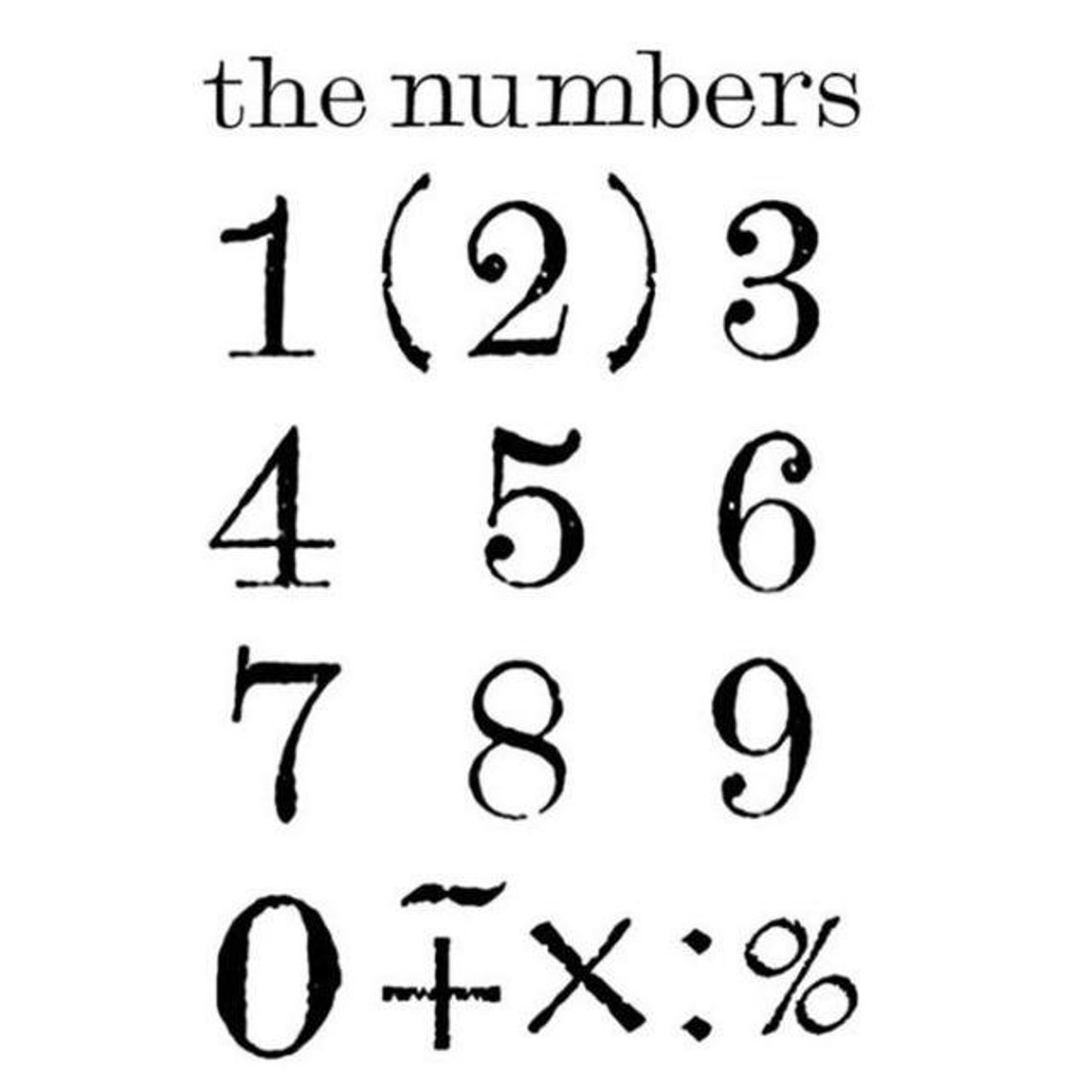 Stamperia Acrylic Stamp Numbers Modular Stamp Kit WTK148 | Etsy