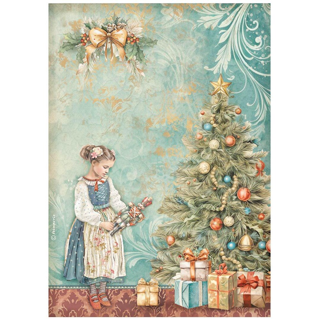 Stamperia Rice Paper | the Nutcracker Collection | Christmas Tree | A4 ...
