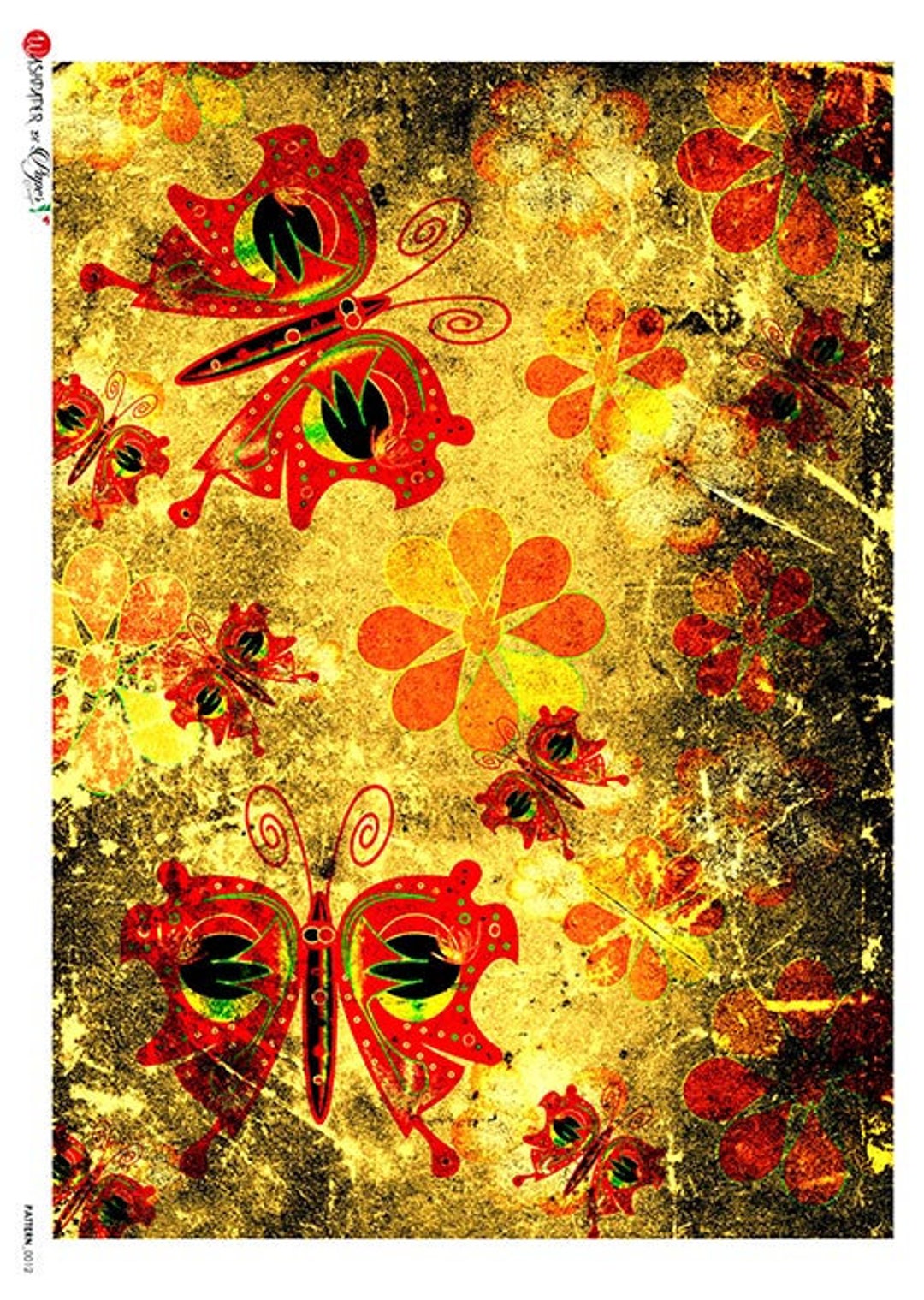 Paper Designs Rice Paper | Patterns Rice Paper | A4 Rice Paper ...